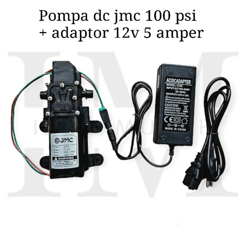 Jual PAKET POMPA AIR OTOMATIS 100 PSI DC MESIN STEAM JET CLEANER SPAYER ...