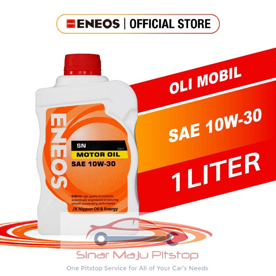 Jual ENEOS SAE 10W-30 SN 1 Liter Original - Pelumas Oli Mesin Mobil Bensin | Shopee Indonesia