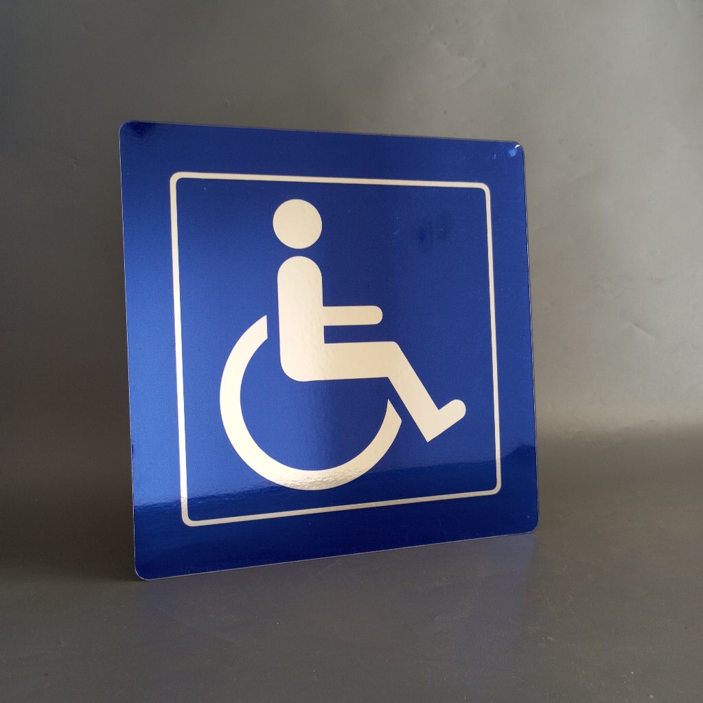 Jual Akrilik Lambang Kursi Roda, Papan Akrilik Parkir Kursi Roda Warna ...