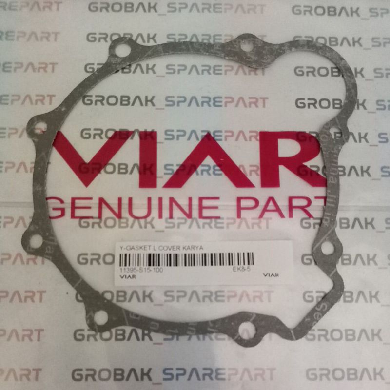 Jual Paking Gasket Cover LH Perpak Tutup Bak Magnet (KIRI) Viar Karya Oil Cross X 150 & Tossa ...