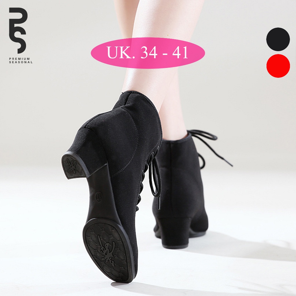Jual LESSY - Sepatu Dansa Wanita Casual Latin/ Line Dance Hak 5 CM Semi ...