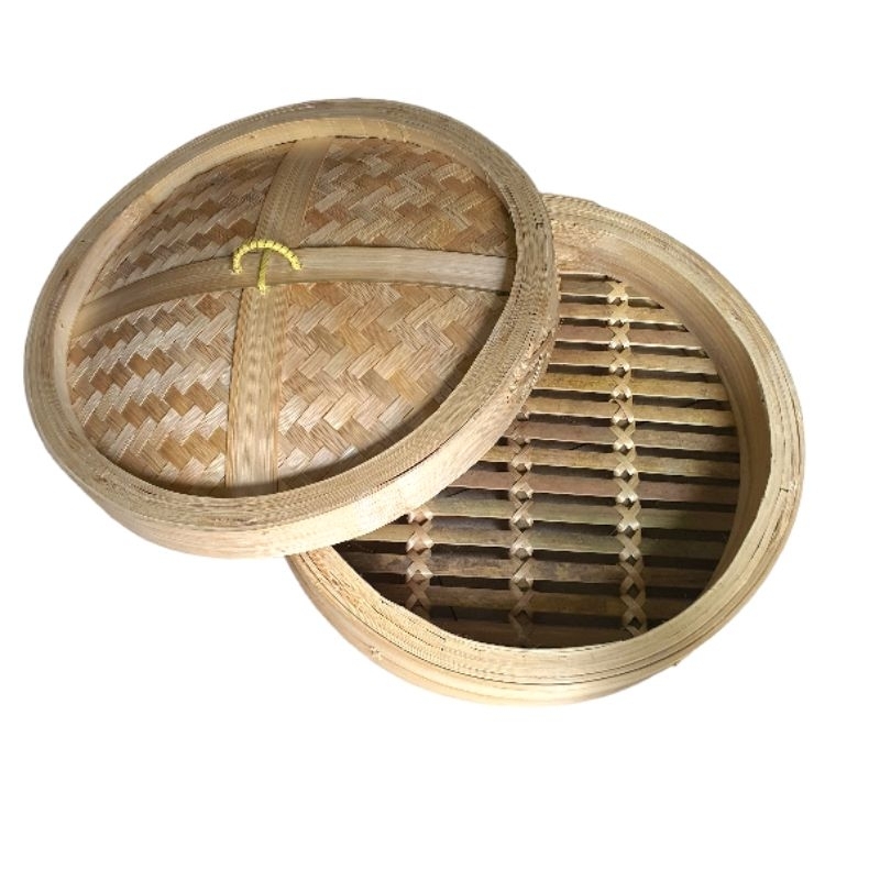 Jual Klakat kalakat Dimsum Bambu Bamboo Steamer 40 cm | Shopee Indonesia