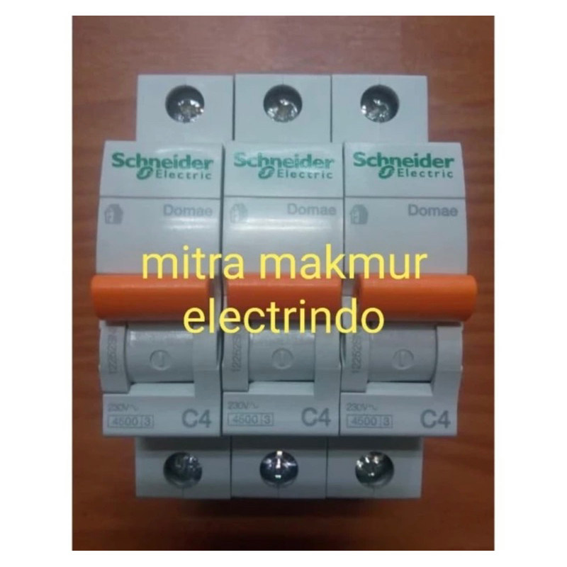 Jual MCB schneider 1p 4a DOM12252SNI domae 1phase 4amper merlin gerlin | Shopee Indonesia