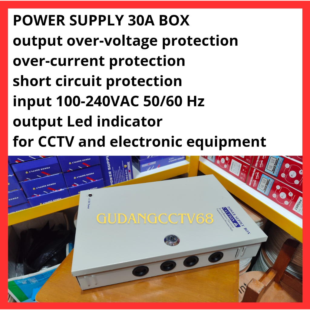 Jual POWER SUPPLY 30A / 20A / 10A BOX HIGH QUALITY | Shopee Indonesia