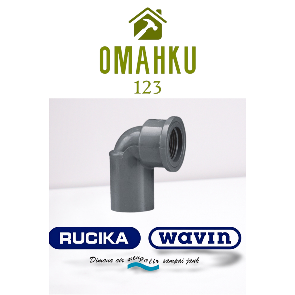 Jual Faucet Elbow / Knee Drat dalam PVC WAVIN AW 1/2' inch | Shopee Indonesia