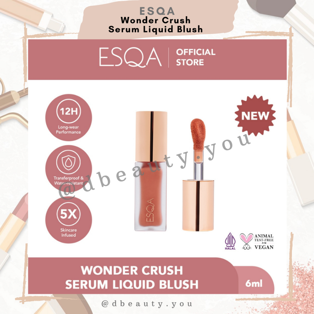 Jual ESQA Wonder Crush Serum Liquid Blush / Blush On/ blusher | Shopee ...