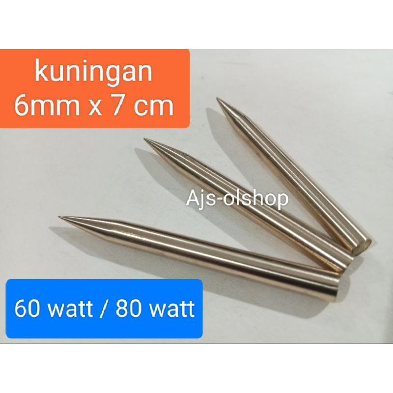 Jual Mata solder kuningan asli, 6mm x 7cm | Shopee Indonesia