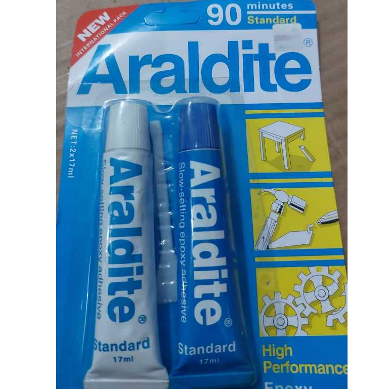 Jual NEW YEAR SALE LEM ARALDITE RAPID/ LEM 90 MENIT/ LEM BESI/LEM ...