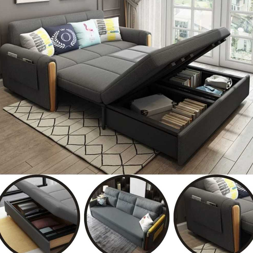 Jual SOFA BED ANDROMEDA LIPAT MODERN PREMIUM GRADE LUXURY / SOFA ...