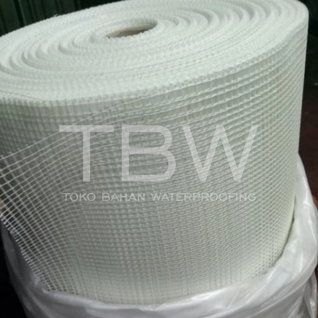 Jual Serat jaring Fiber Mesh Waterproofing 80 GR / Pelapis Plester ...