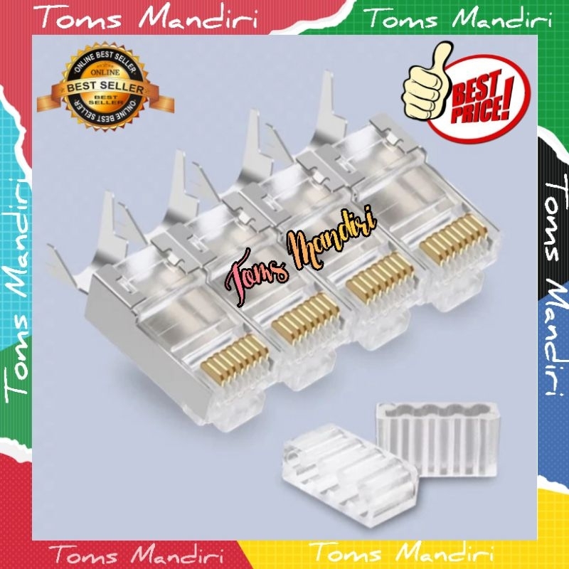 Jual Connector RJ45 Cat7 Besi Bisa Untuk Cat6 Dan Cat7 | Shopee Indonesia