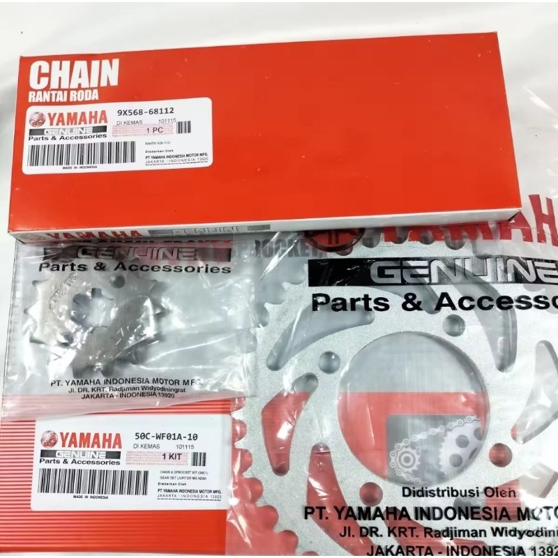 Jual Gear Set Jupiter MX New Gir set JUPITER MX New Gear Set Yamaha Jupiter MX 135 Kode Part 50C ...