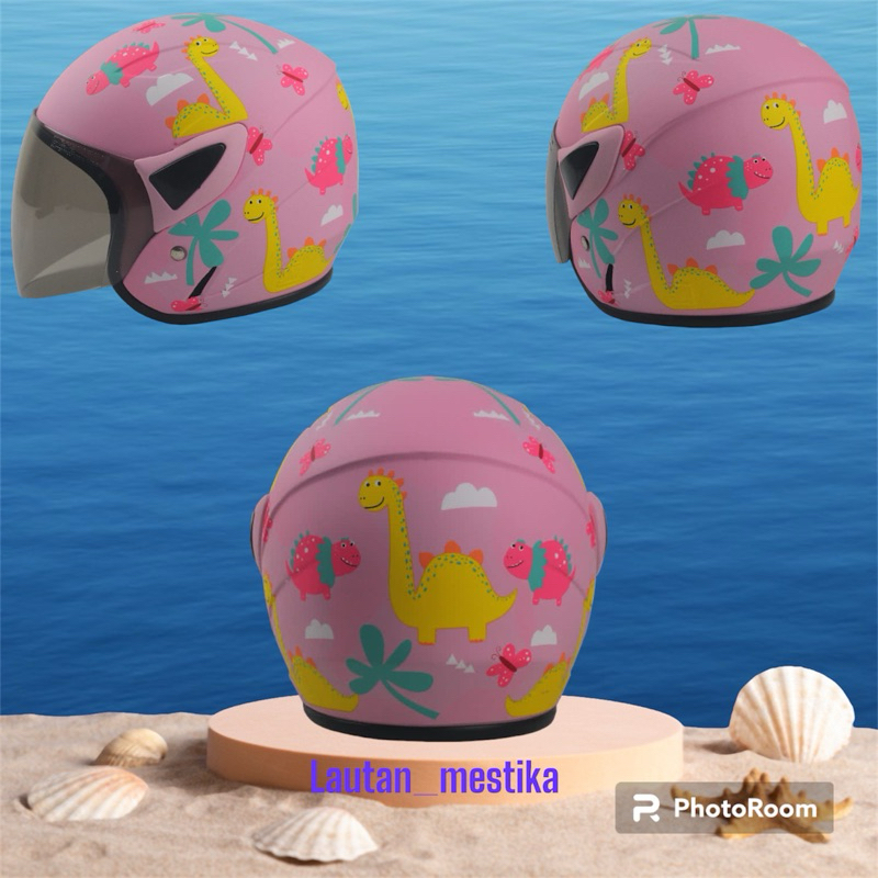 Jual Helm Anak Half face / Helem Sepeda Motor Animasi | Shopee Indonesia
