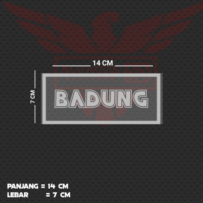 Jual STIKER CUTTING TULISAN BADUNG / STB2 BLI | Shopee Indonesia