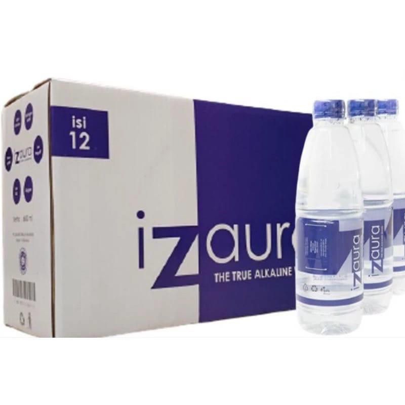 Jual izaura alkaline water minuman kesehatan air ph tinggi 1 dus isi 12 ...