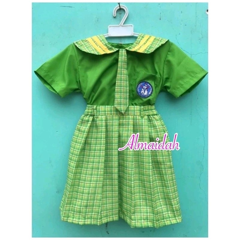 Jual SERAGAM TK/PAUD| SETELAN (FREE LOGO SEKOLAH COSTUM) | Shopee Indonesia