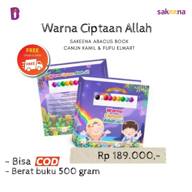 Jual Warna Ciptaan Allah My First Abacus Book Buku Sempoa Anak Muslim ...