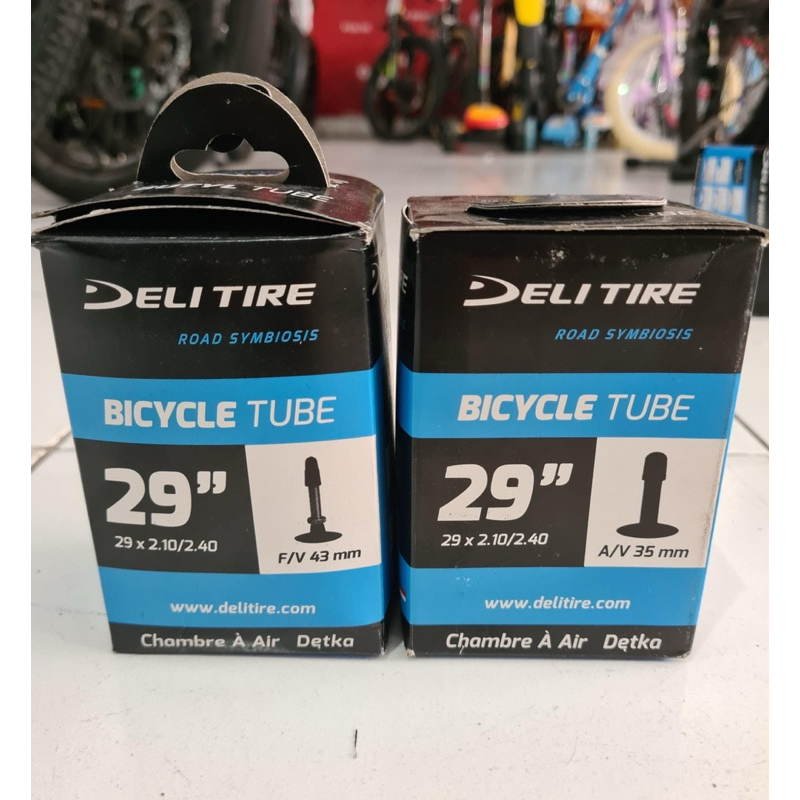 Jual Ban Dalam DELITIRE Ukuran 29 x 2.10 / 2.40 Cop Pentil Presta / FV / AV / Motor Sepeda MTB ...