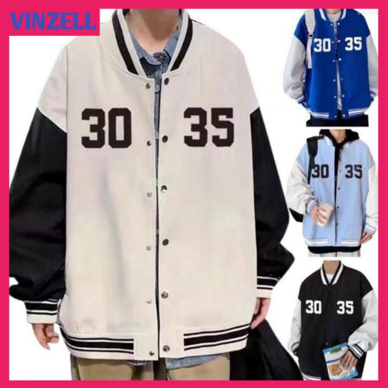 Jual JAKET VARSITY ORIGINAL JACKET BASEBALL OVERSIZE UNISEX JUMBO MIX ...