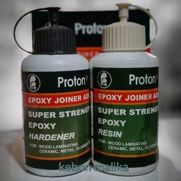 Jual Lem Epoxy Serbaguna Proton Super Strength Epoxy Resin + Hardener ...