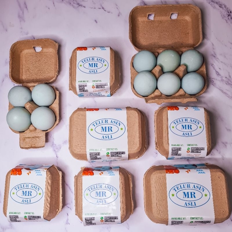 Jual [ KHUSUS GOJEK ] PAKET TELUR ASIN MATANG ISI 10 , 6 , 4 BUTIR ...