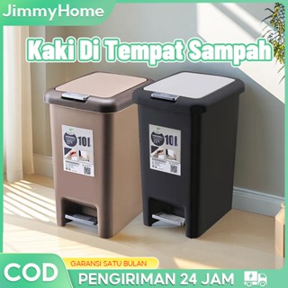 Jual Tempat Sampah Injak Tertutup 8L /10L/15L/20L Tong Sampah Plastik Kotak Sampah Trash Bin ...