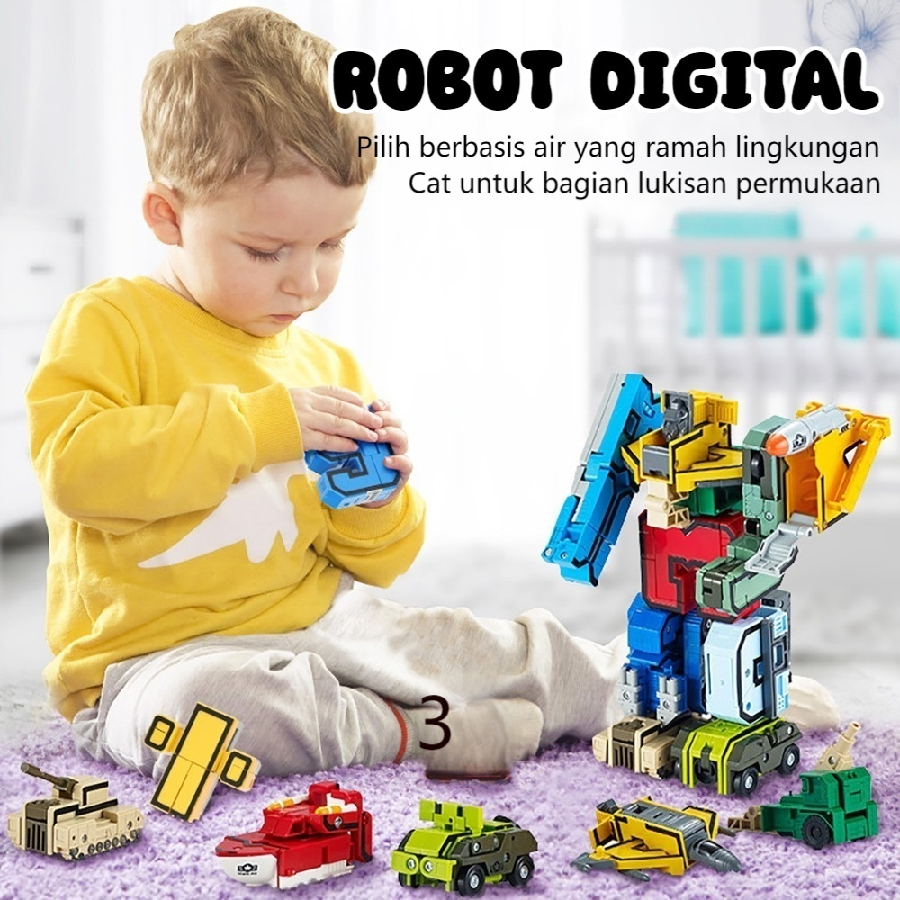 Jual Mainan Robot Transformers Rakitan Angka Robot Transformer Robot ...