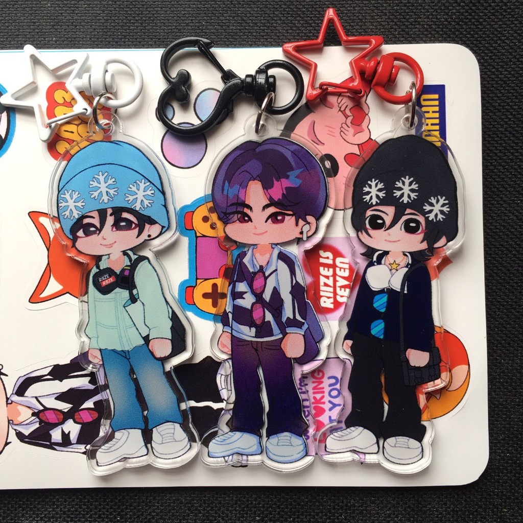 Jual [READY STOCK] RIIZE KEYCHAIN 2 SISI | Shopee Indonesia