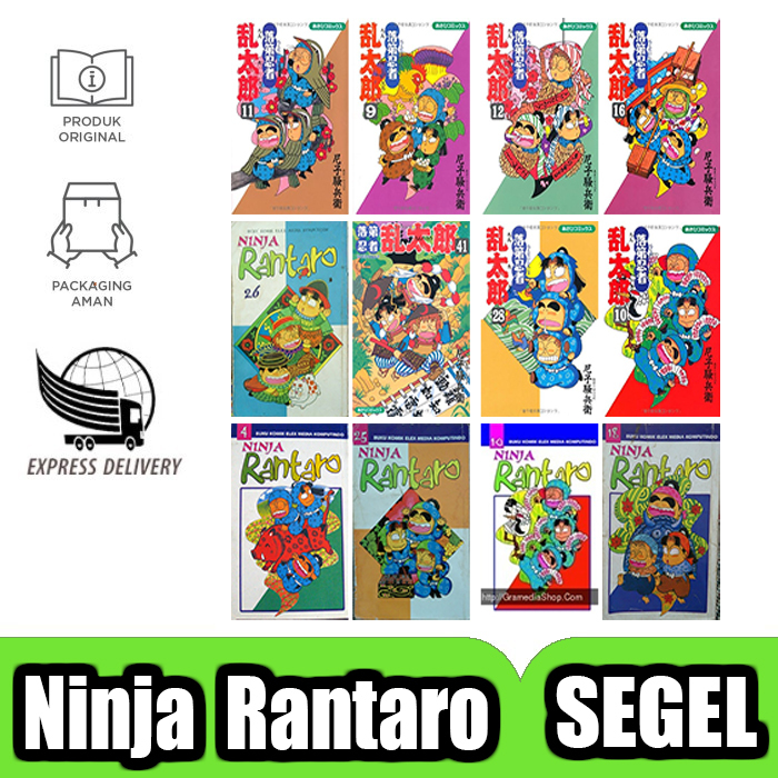 Jual Komik NINJA RANTARO Baru Original Segel - VOLUME 1 s/d 25 (TAMAT ...