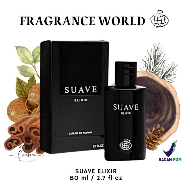 Jual Fragrance World Suave Elixir Extrait De Parfum for Men 80ml ...