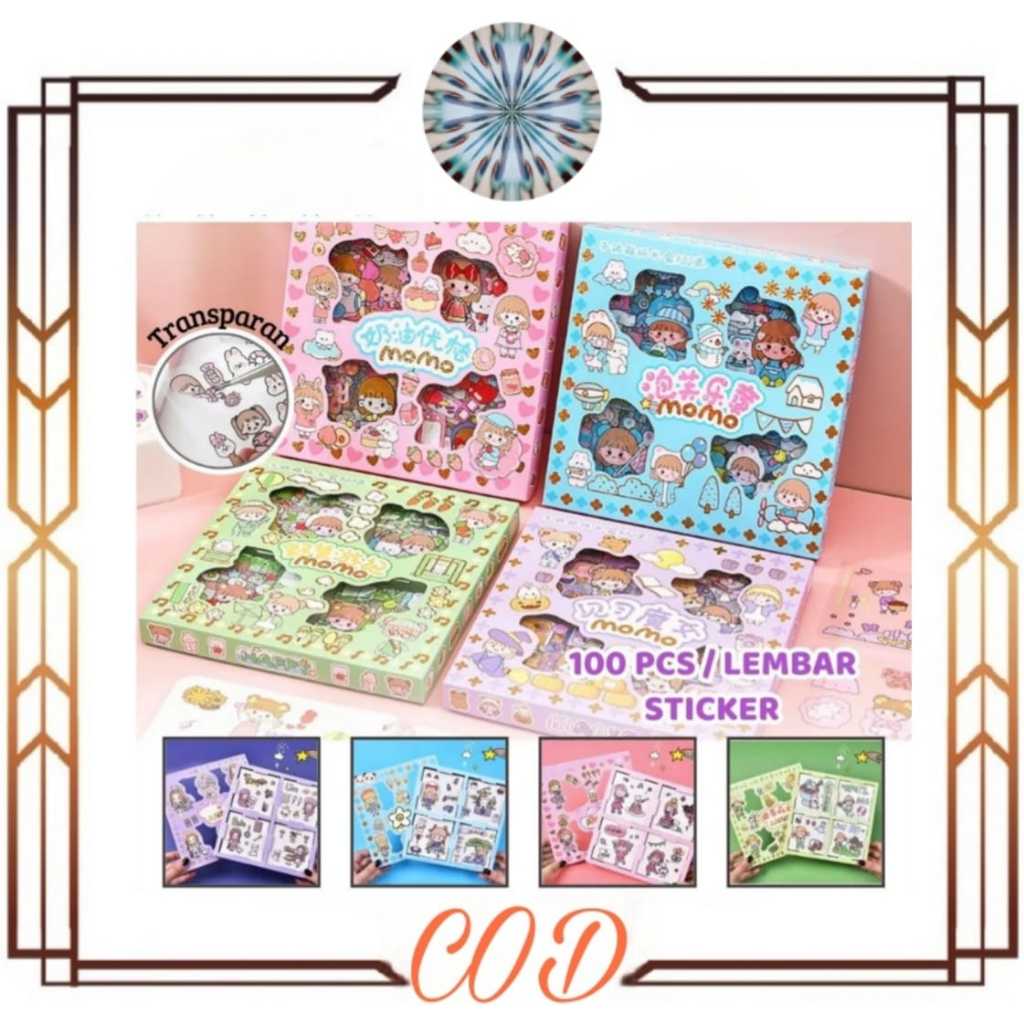 Jual COD ( 1 BOX ISI 100PCS ) STIKER 2D STICKER BOTOL MINUM 2D PLASTIK ...