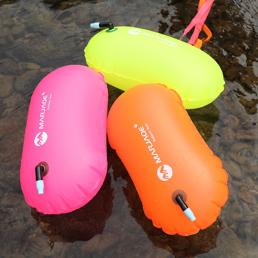 Jual Airbag Floating Ball Inflatable Open Swimming Buoy Float With Belt ...
