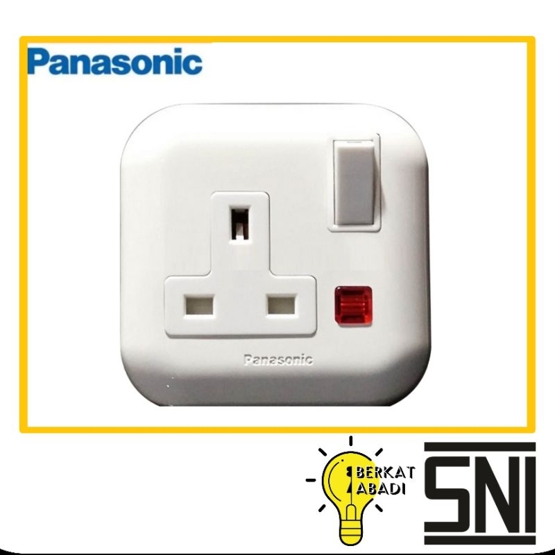 Jual Panasonic Stop Kontak AC WBJ1214W | Shopee Indonesia