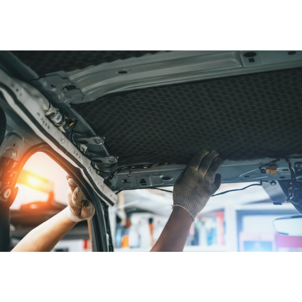 Jual Busa Peredam Suara Mobil 50x50x2cm Akustik absorber Tahan Api ...