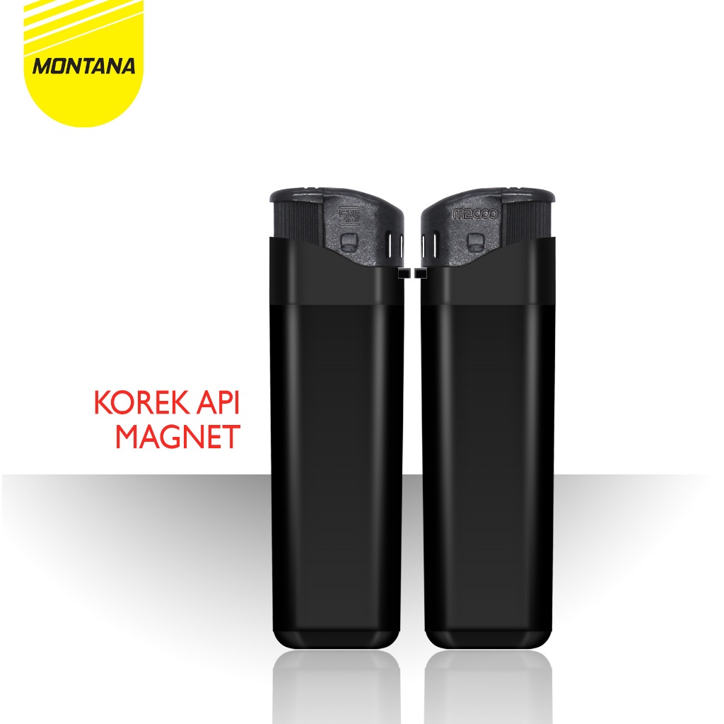 Jual MONTANA Korek Api Gas 8 x 2 cm Lighter Diposable Modern ...