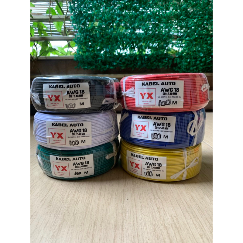 Jual Kabel auto AWG 18 serabut putih - Harga per meter | Shopee Indonesia