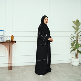 Jual Ameenah Abaya Syari Umroh Elegan Nyaman | Gamis Abaya Hitam Turkey Baju Muslim By Umnawear ...