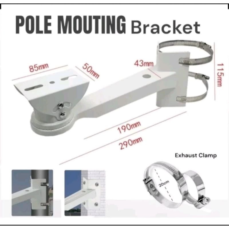 Jual BRACKET CCTV TIANG TEMBOK OUTDOOR | Shopee Indonesia