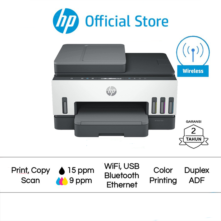 Jual Printer HP Smart Tank (ADF) 750 All-in-One | Shopee Indonesia