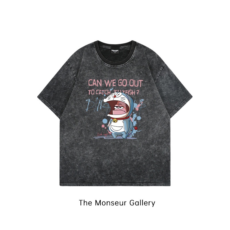 Jual The Monseur Gallery T-shirt Washed Oversize Doraemon Co-signed Big ...