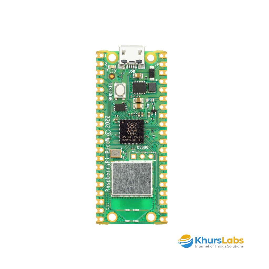 Jual Raspberry Pi Pico RP2040 W WIFI 2.4GHz 802.11n Wireless | Shopee Indonesia