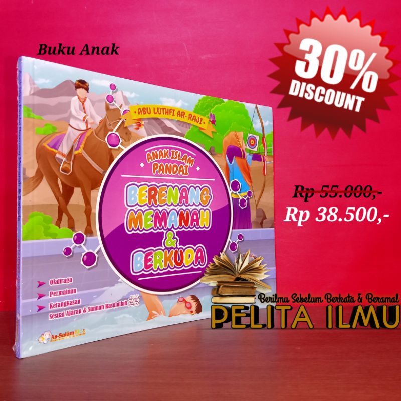 Jual Buku Anak Islam Pandai Berenang Memanah Dan Berkuda | Shopee Indonesia
