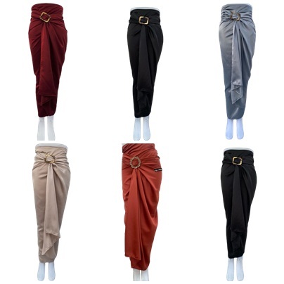 Jual ROK LILIT INSTAN SATIN/ROK LILIT POLOS/ROK LILIT SATIN/SATIN WRAP ...