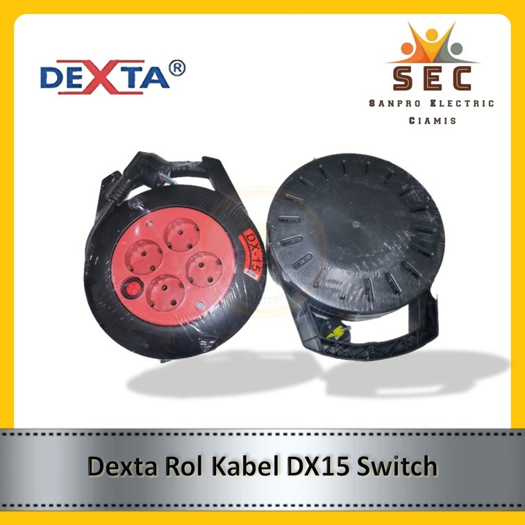 Jual KABEL ROLL DEXTA SAKLAR LAMPU 4 LUBANG ROL GULUNG METER KUNINGAN ...