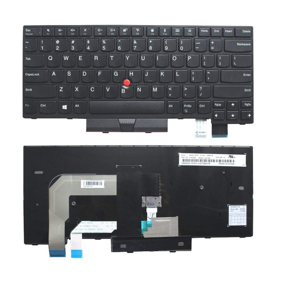 Jual Keyboard Lenovo IBM Thinkpad T470 T480 A475 A485 SN20L72890 ...