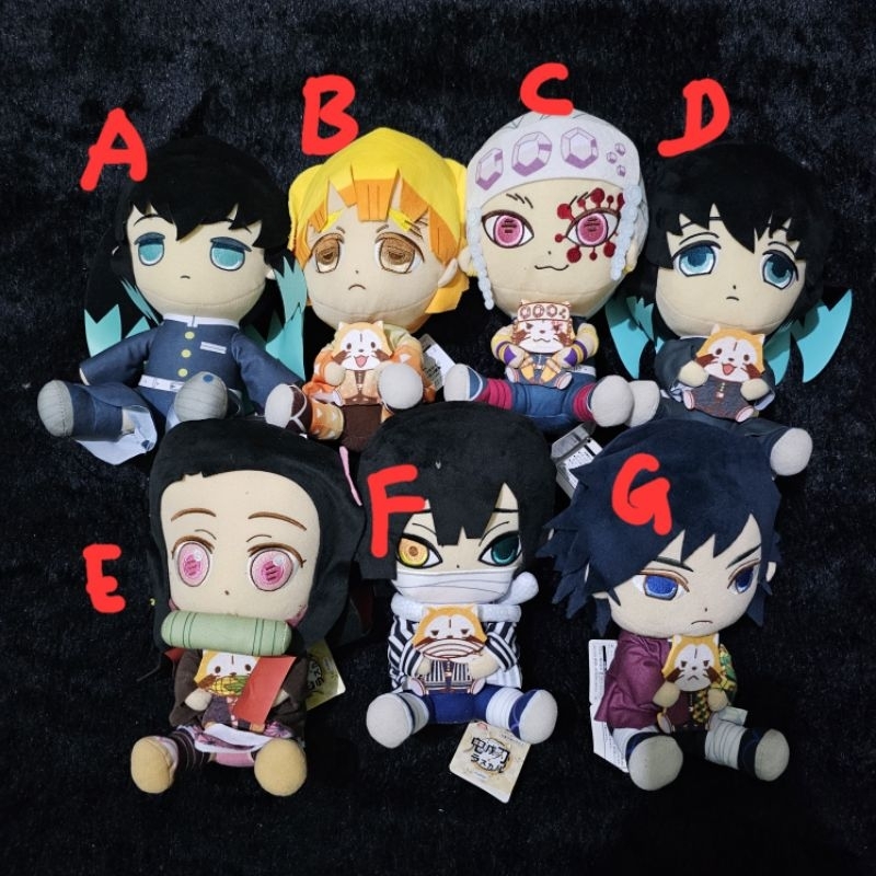 Jual nuigurumi plush kinetsu no yaiba big rascal tokito giyu zenitsu ...