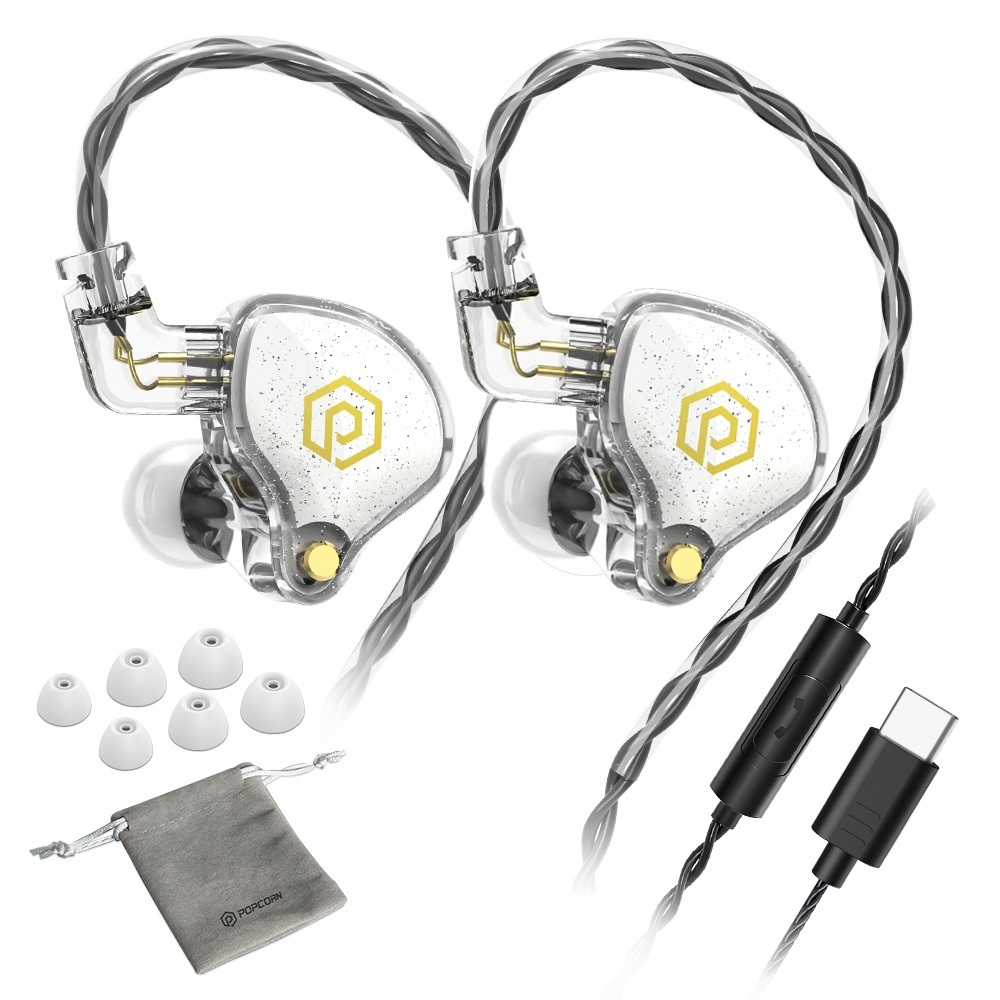 Jual Popcorn BASS X8 PRO with Mic HIFI Fever Bass In-Ear Monitor ...