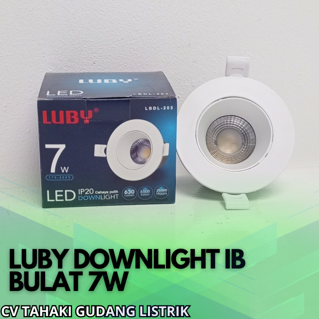 Jual Lampu Downlight LED Spotlight LUBY LBDL-203 CDL Lampu Sorot Tanam ...