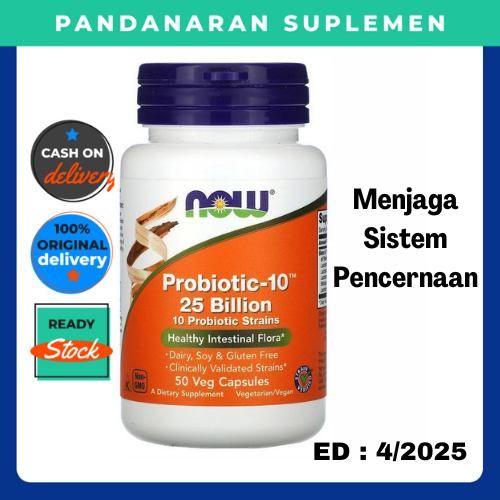 Jual Vitamin Suplemen Probiotic Probiotik 10 25 Billion Now 50 Veg ...