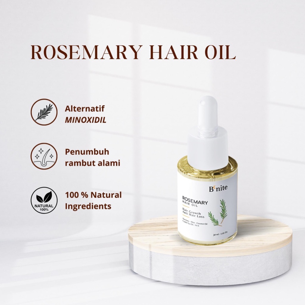 Jual Rosemary Hair Growth Oil BNITE Serum Penumbuh Rambut - Rambut ...